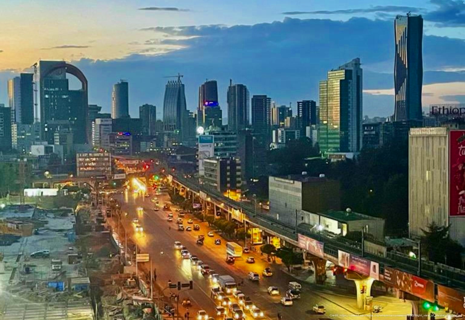 Addis Ababa, Ethiopia - trackstick