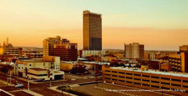 Amarillo, Texas - trackstick