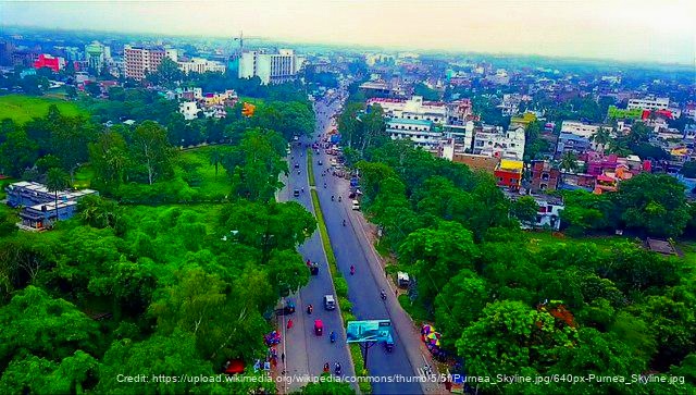 Purnea, India - trackstick