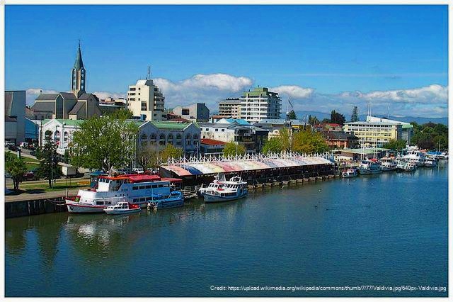 Valdivia, Chile - trackstick