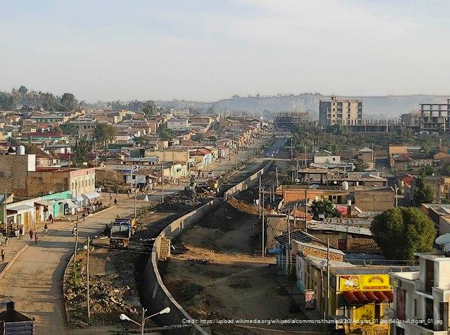 Ādīgrat, Ethiopia - trackstick